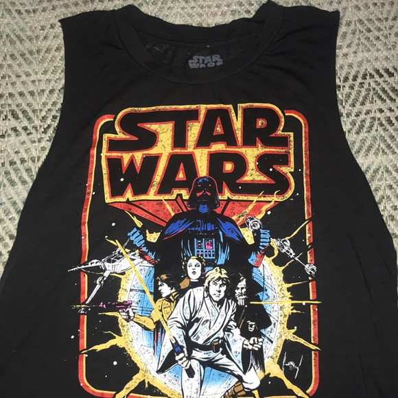 Star Wars | Tops | Star Wars Muscle Tee | Poshmark